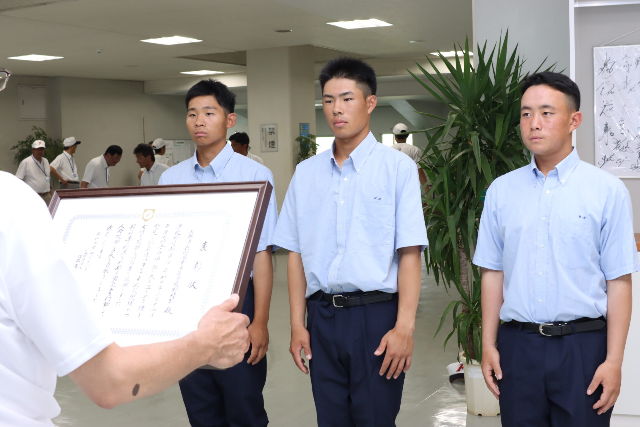 日本高等学校野球連盟 善行表彰伝達式 | 一般財団法人 長野県高等学校野球連盟